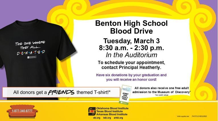 Blood Drive March 3, 2020 | Howard Perrin Elementary School