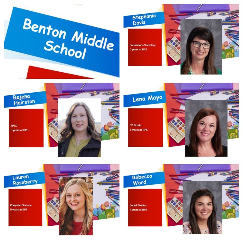 Education Milestone for our Teachers | Benton Middle School